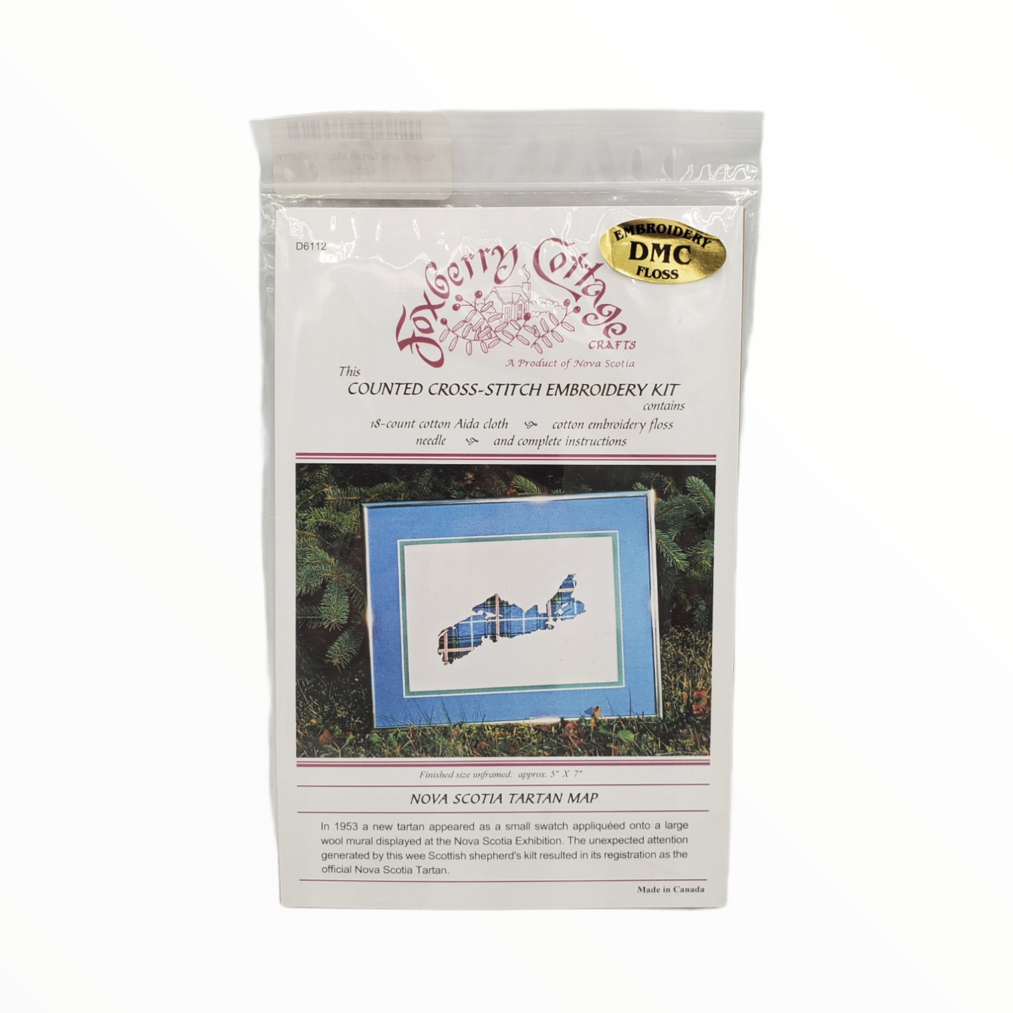 Nova Scotia Tartan Map - Foxberry Cottage – The Pedlar's Shop